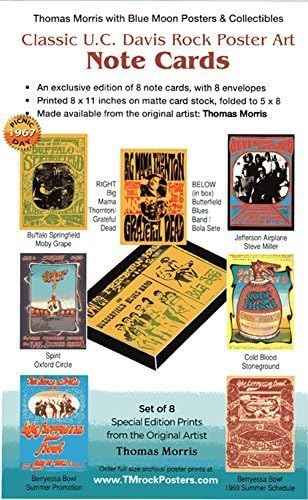 Classic UC Davis Rock Poster Art Note Cards at Amazon's Entertainment ...