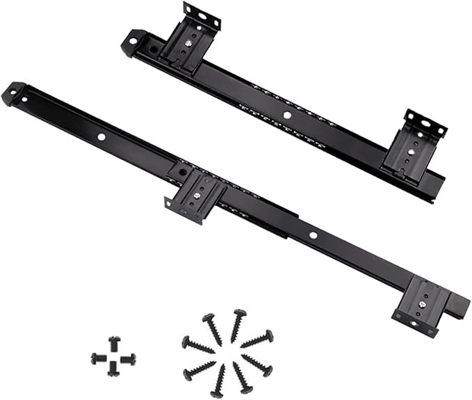 Amazon.com : Keyboard Tray Guides - Under Desk Computer Keyboard Tray ...