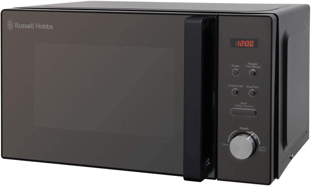 Russell Hobbs RHM2076B 20 Litre 800 W Black Digital Solo Microwave with ...