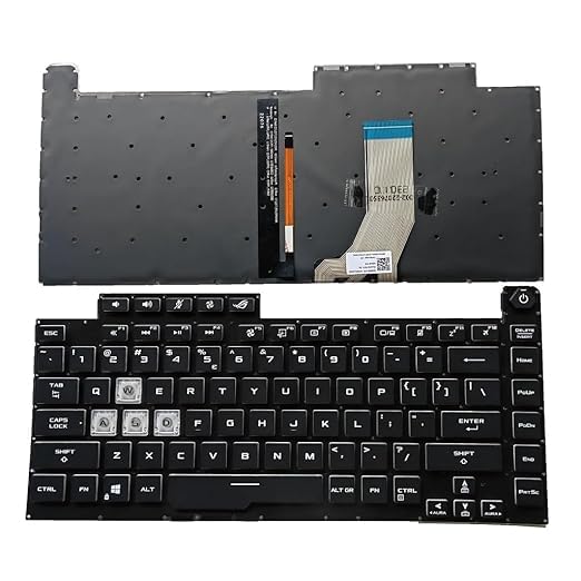 BHOMANI Laptop Keyboard for ASUS ROG Strix G G531 GL531 GL531G G512LV ...