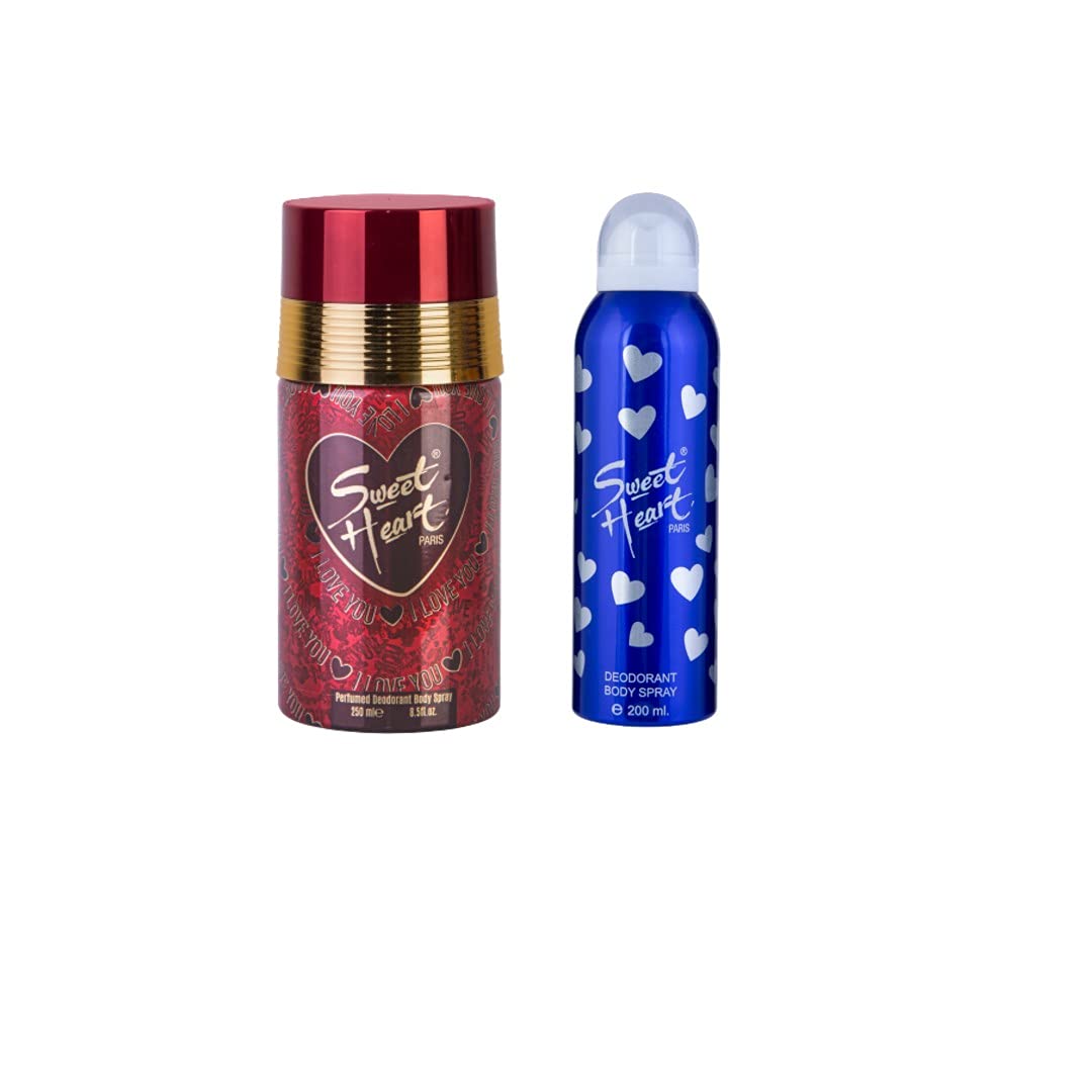 Buy Sweetheart Blue Deodorant Spray With I Love You Red Perfumed ...