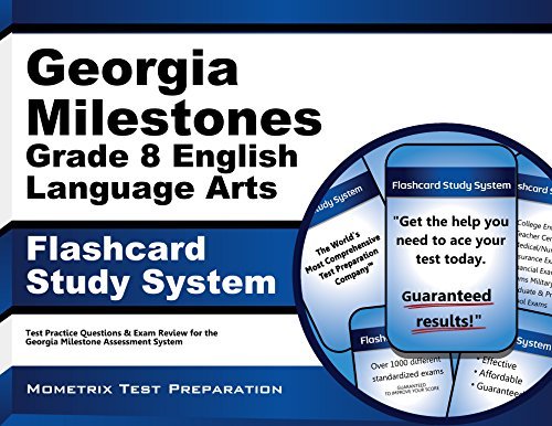 Georgia Milestones Grade 8 English Language Arts Flashcard Study System ...