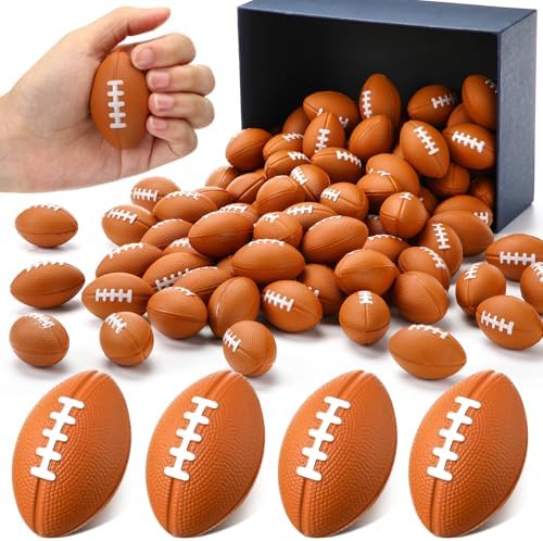 Amazon.com: Jerify 250 Pieces Mini Footballs Bulk Tiny Foam Football ...
