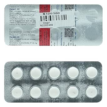 Zevert OD 48 - Strip of 10 Tablets : Amazon.in: Health & Personal Care
