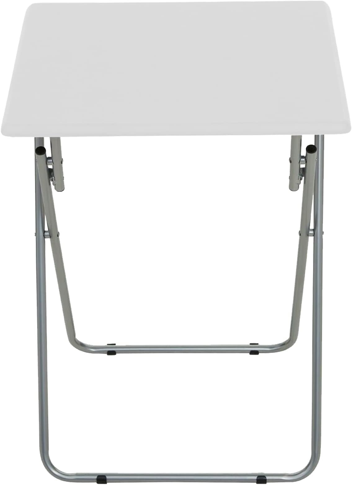 PVC Table Heavy Duty Reliable Portable Steel Tube Folding Legs Garden ...