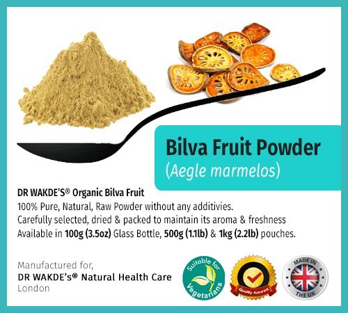 DR WAKDE'S Bilva Fruit Powder (Bael Fruit | Aegle Mermelos) - 100g (3 ...