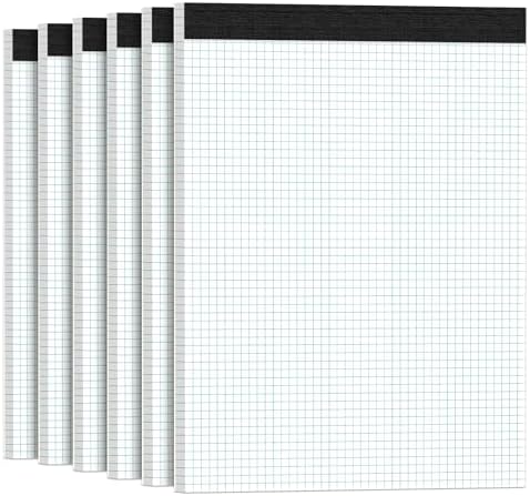 Amazon.com : Graph Paper 8.5 x 11 Grid Paper Notebook, 3 Pack 5x5 Graph ...