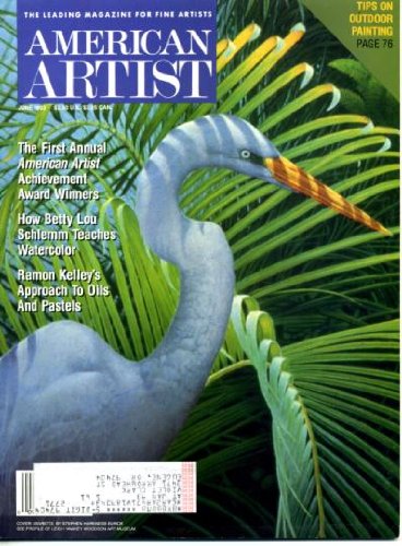 American Artist June 1992 Stephen Harkness Elrick Cover, Ramon Kelley ...