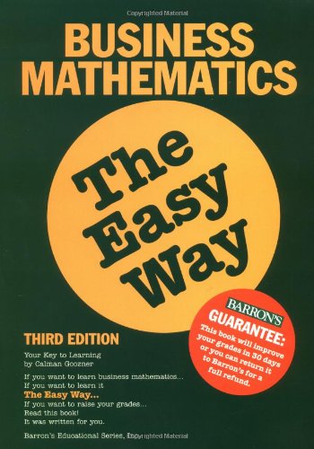 Business Math the Easy Way (Barron's Easy Series): Goozner, Calman ...
