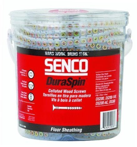Senco 08F250Y #8 2.5in Duraspin Screw - Collated Screws - Amazon.com