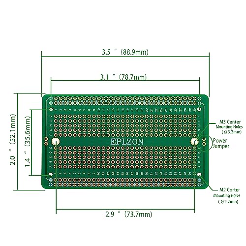Snapklik.com : EPLZON Solderable Breadboard PCB Board Gold-Plated ...
