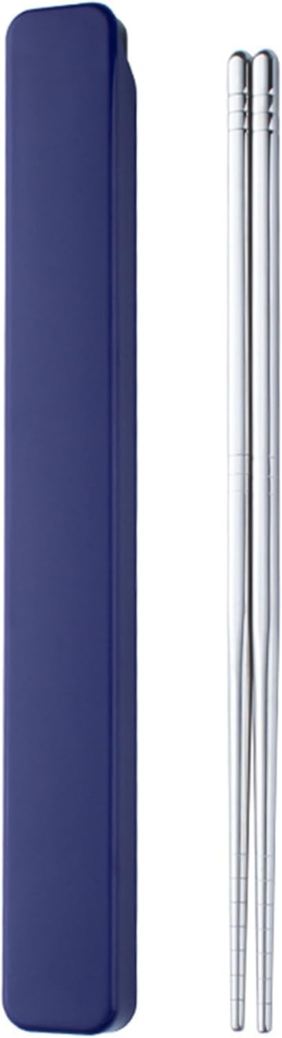 Amazon.com: Stainless Steel Metal Chopsticks - 1 Pair Reusable with ...