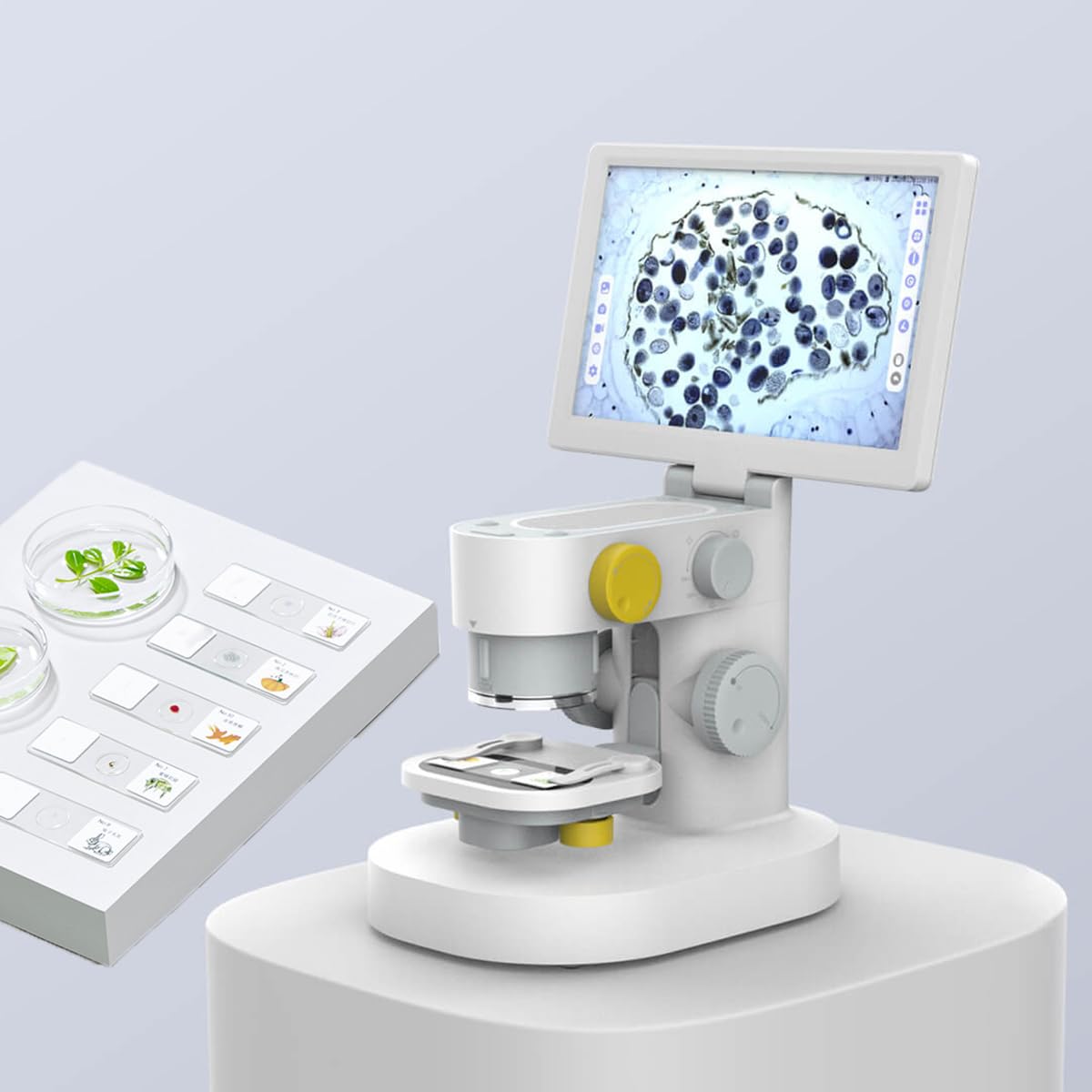 Deshva Electron Microscope 9 Inch Foldable Touch Display 100 1200x ...