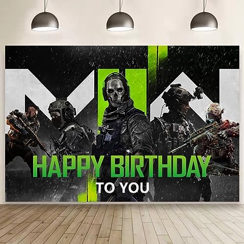 Amazon.com : YouRan Call of Duty Modern Warfare Backdrop 7x5ft Happy ...