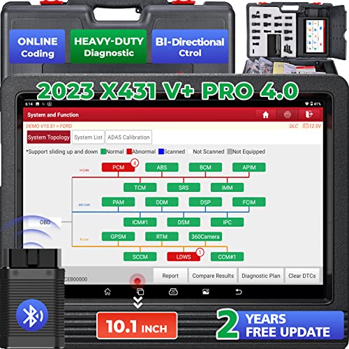 LAUNCH X431 V+ PRO 5.0 Diagnostic Scan Tool, 2024 Elite Global Version ...