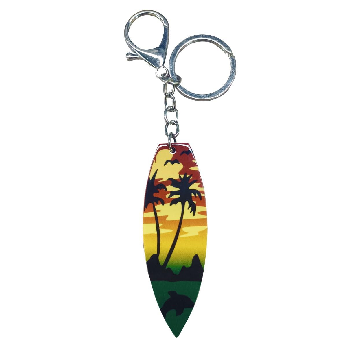 Amazon.com: Summer Beach Favors Car Keychain Presents, Acrylic ...