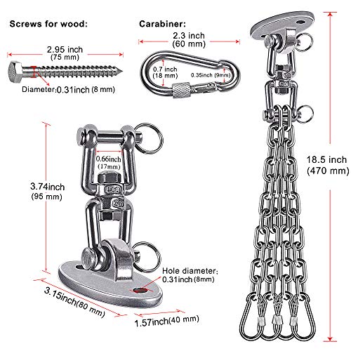Snapklik.com : BeneLabel Heavy Duty Boxing Bag Chain