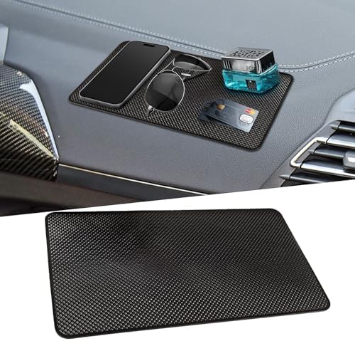 Amazon.com: Fluher 1 PC Car Dashboard Anti-Slip Mat, 10.6" x 5.9" Grid ...