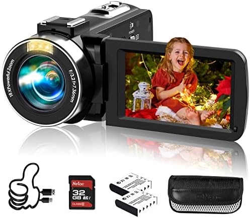 Amazon.com: Vmotal Videocámara Videocámara Grabadora de Cámara Digital ...
