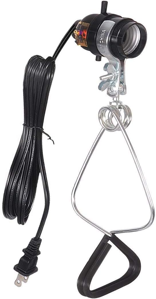 Amazon.com : Simple Deluxe HIWKLTCLAMPSOCKET 1-Pack E26 Clamp Light ...