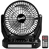 Amazon.com: Supersonic SC-1076ERF Solar Powered Portable Fan with 6 ...