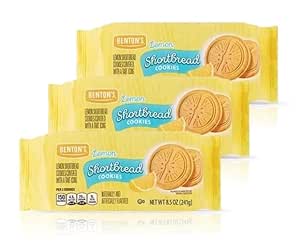 Amazon.com: Benton's Benton’s Cookies (Pack of 3, Lemon Shortbread with ...