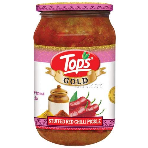 Tops Premium Pickles - Gold Stuffed Red Chillies, 400 g Jar : Amazon.in ...