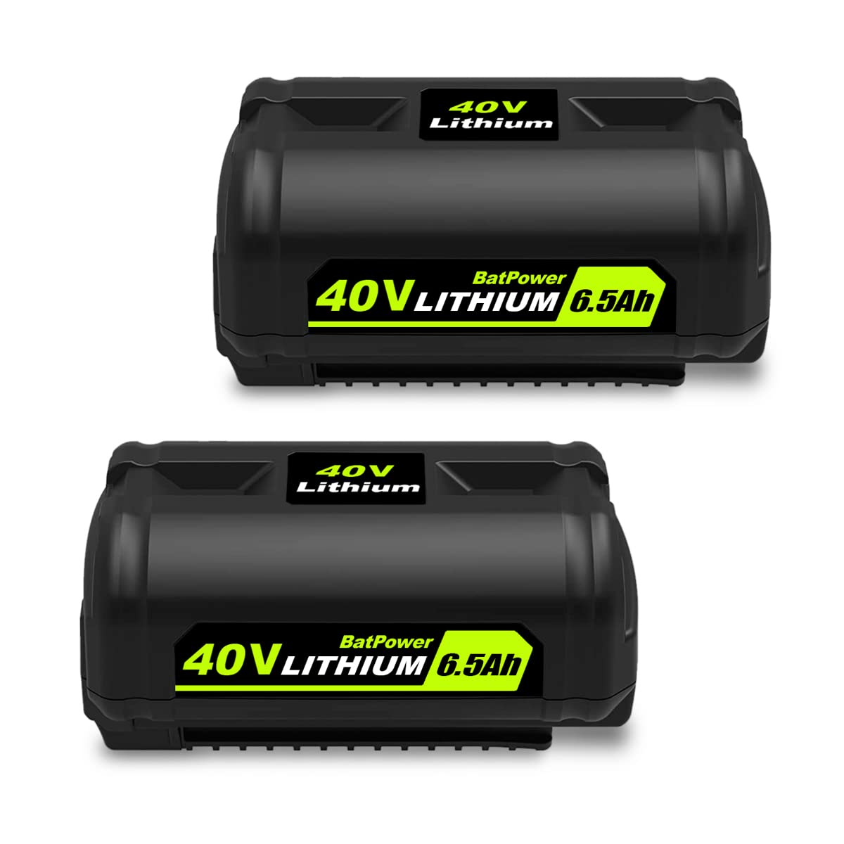 Amazon.com: BatPower 2 Pack 6.5AH OP40602 40V Lithium Battery for Ryobi ...