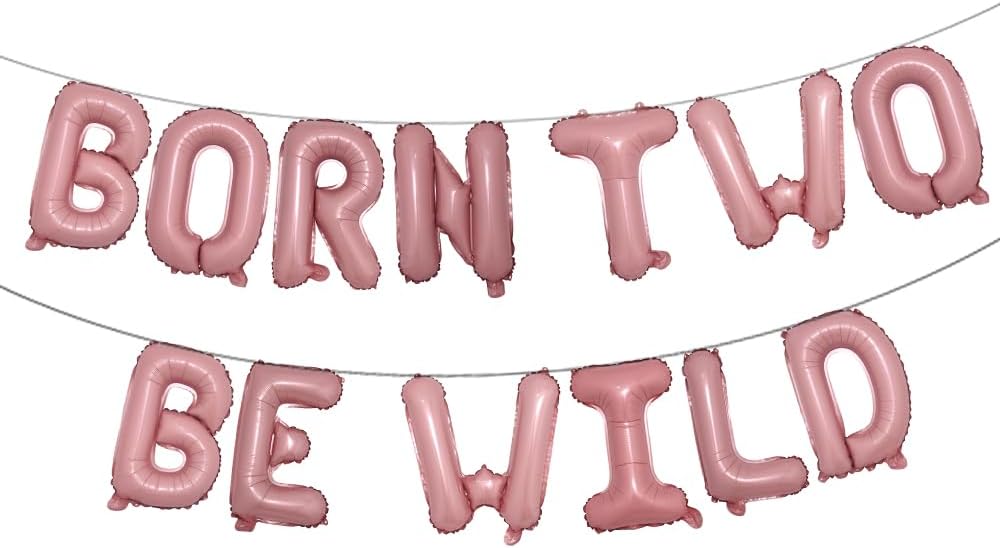 Amazon.com: Born Two Be Wild Balloons & Banner - Jungle Animals 2nd ...