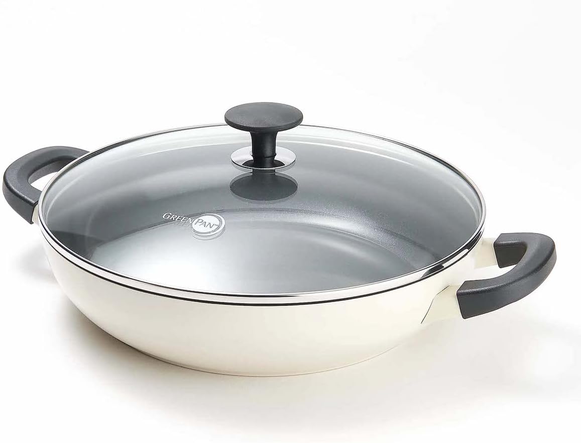 GreenPan SmartShape Healthy Ceramic Nonstick, 11" Everyday Pan with Lid ...