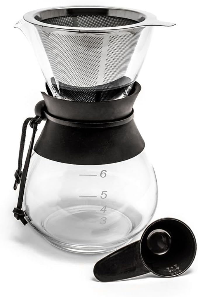 Amazon.com: Yama Glass Yama Coffee Glass 30oz Pour Over Drip Pot With ...