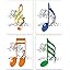 Amazon.com: NIIORTY Music Note Canvas Posters, Wall Art for Classroom ...