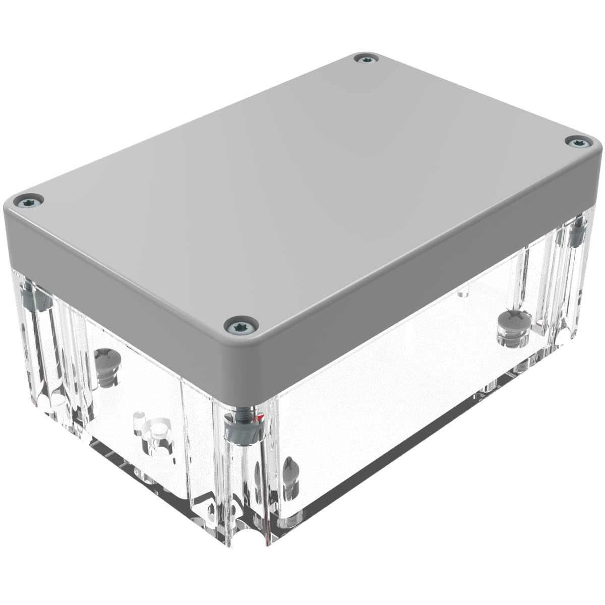 Serpac RB53P06G16C (4.72 x 3.15 x 2.17 in) Polycarbonate Plastic IP67 ...