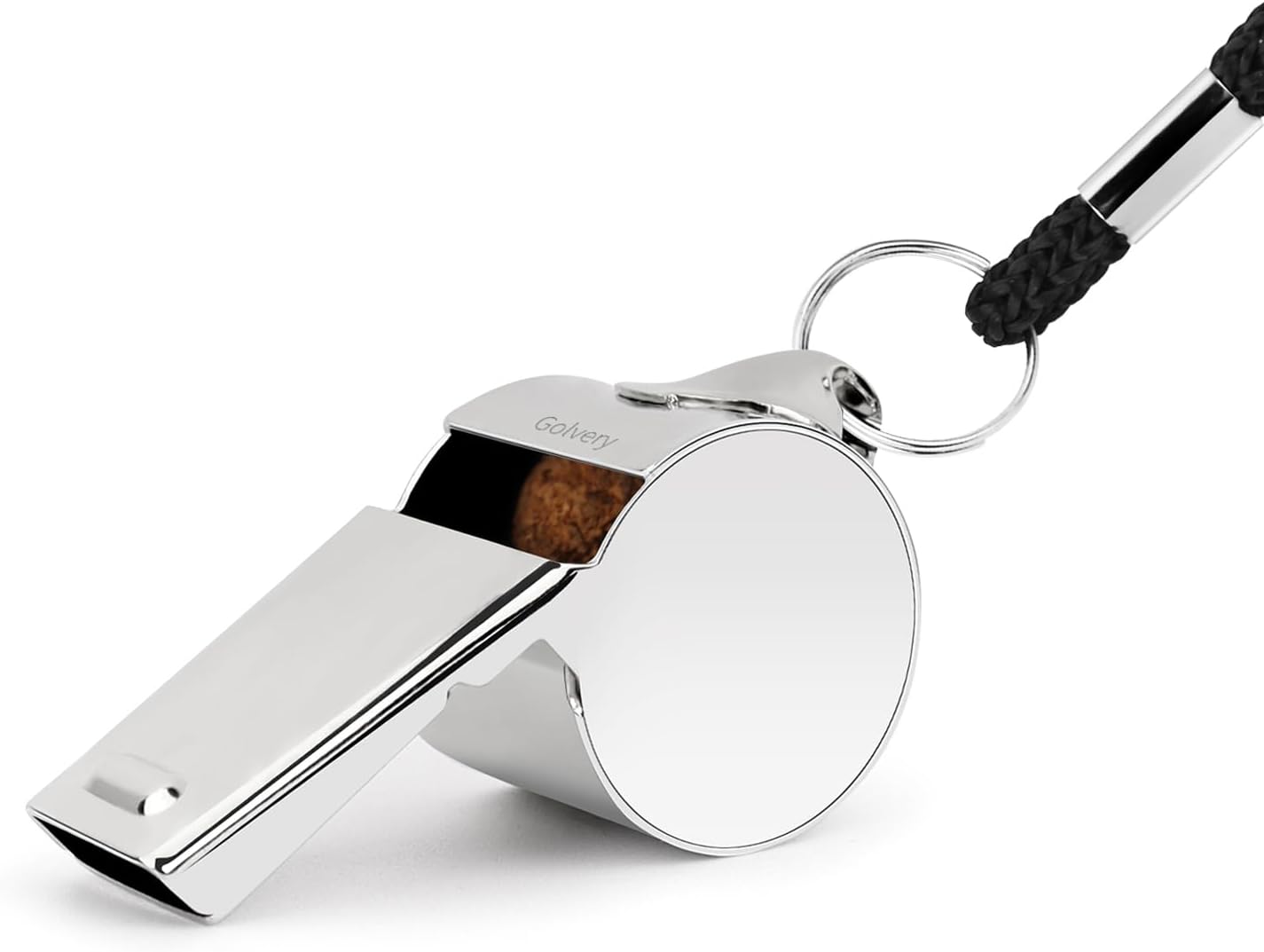 Golvery Coach Whistle Stainless Steel, Loud Crisp Sound Whistle with ...