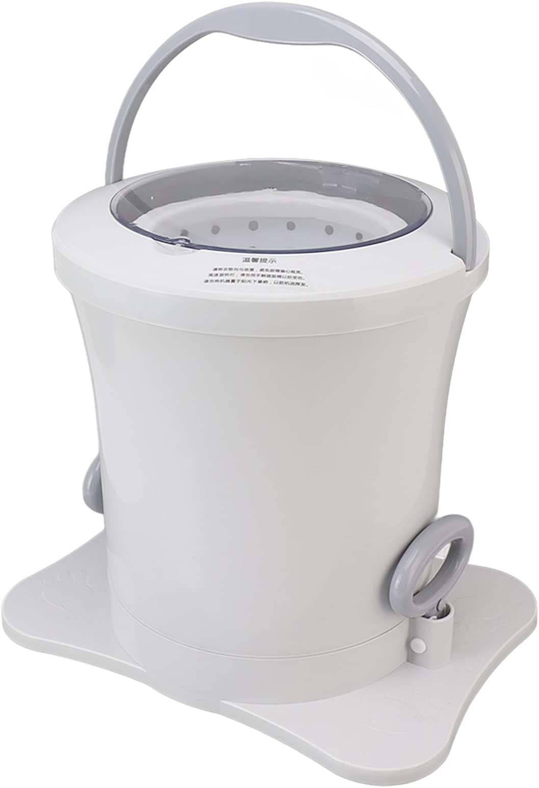 Compact Spin Dryer, 2500RPM Non Electric Manual Clothes Dryer with ...