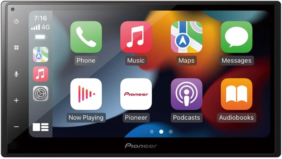 Pioneer DMH-AP6650BT 9" Large Screen Display with Wireless Android Auto ...