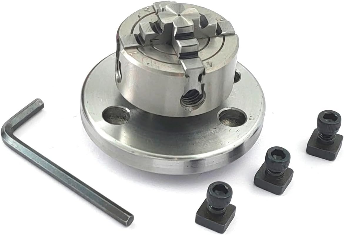 50 mm- 4 Jaws Independent Chuck with Back Plate & T-nuts Chuck for ...