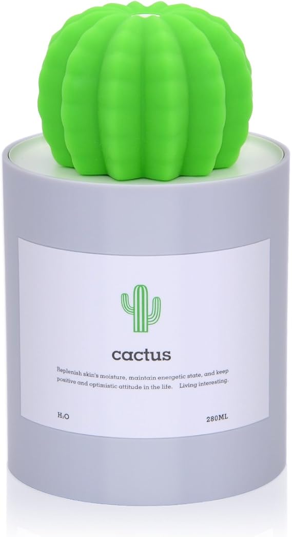Amazon.com: Alicacho USB Cool Mist Humidifier,Mini Size Cactus ...