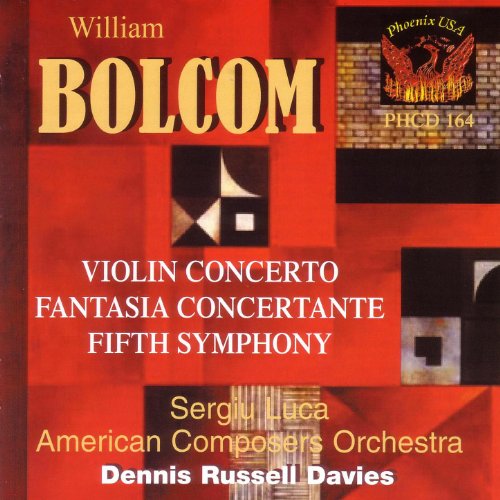 Amazon.com: William Bolcom: Fifth Symphony, Violin Concerto : William ...