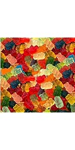 Amazon.com : Blue Sharks Gummy Candy | 1 Pound Bag | Blue Raspberry ...