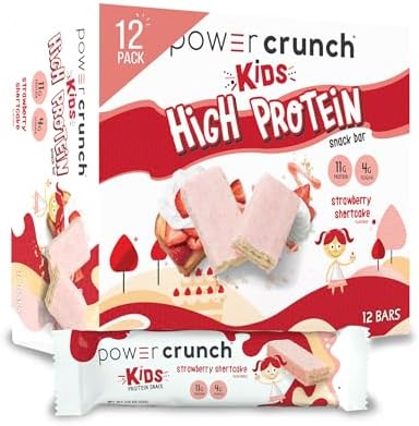 Amazon.com: Power Crunch Kids Protein Wafer Bars High Protein Snacks ...