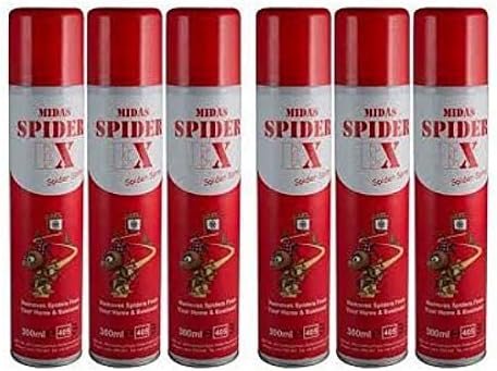 6 x SpiderEx spider spray works to remove spiders and reduce spider ...