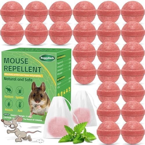 Amazon.com: Rodent Mouse Repellent, 24 PCS Natural Rat Mice Repellant ...