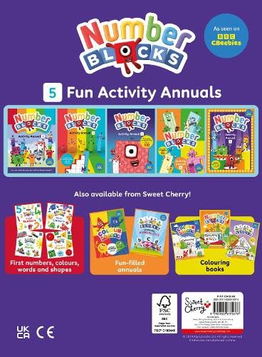 Numberblocks: 5 Fun Activity Annuals Set by Numberblocks - Amazon.ae