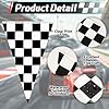 Amazon.com: MARFOREVER 100 ft Black and White Checkered Flag Banner ...