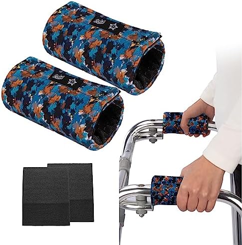 Amazon.com: Universal Walker Padded Hand Grip (2 Pack) Covers Non-Slip ...