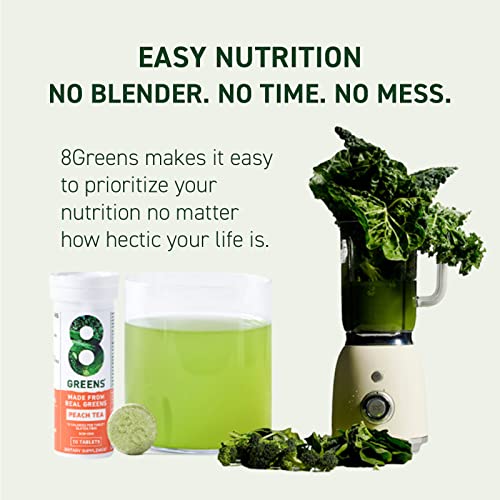 Snapklik.com : 8Greens Daily Greens Effervescent Tablets - Superfood ...