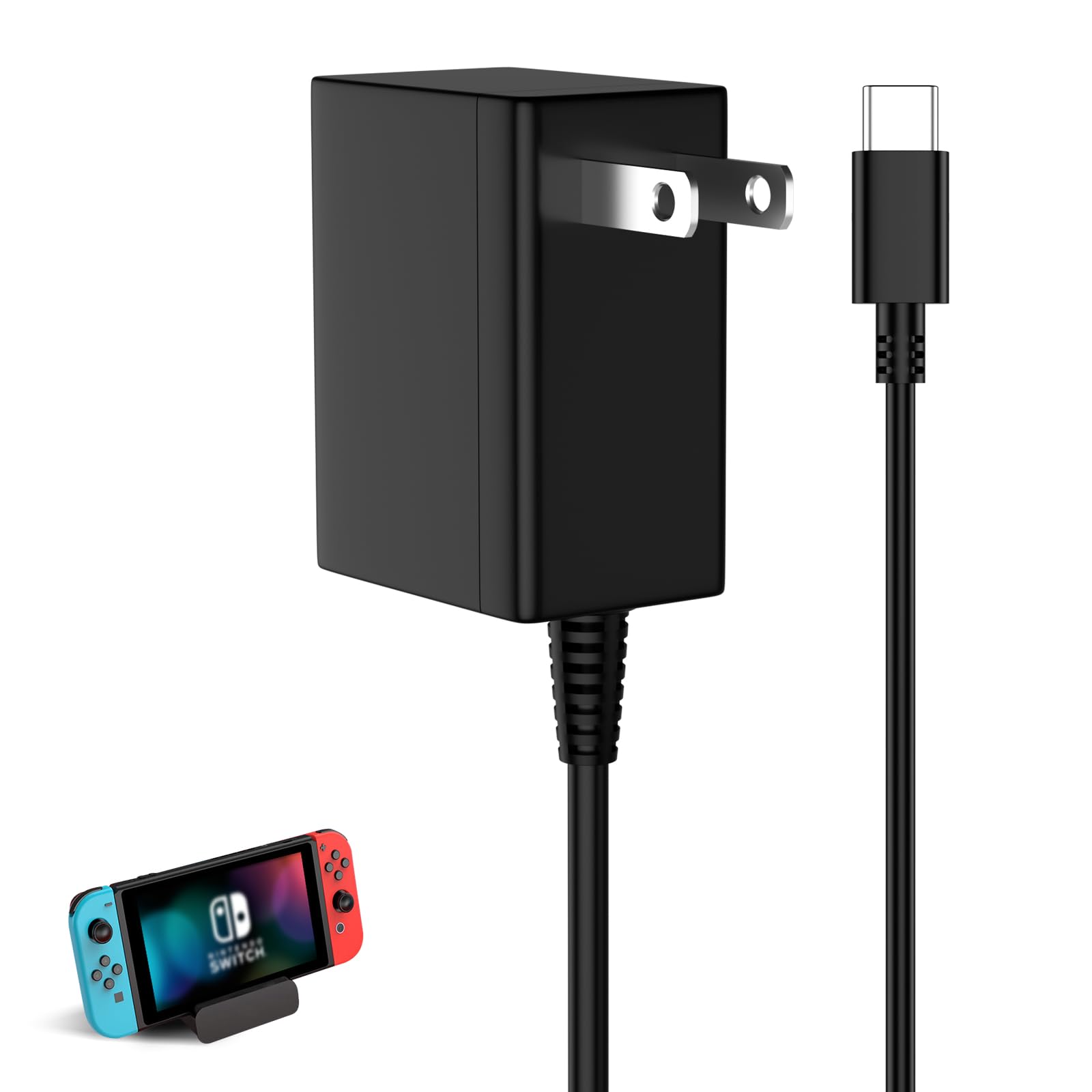 Amazon.com: Charger for Nintendo Switch 39W USB-C Nintendo Switch AC ...