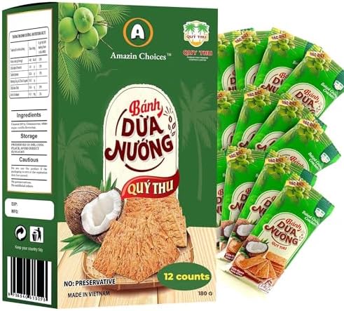 Amazon.com: Baked Coconut Crackers by Amazin Choices. Premium Snack ...