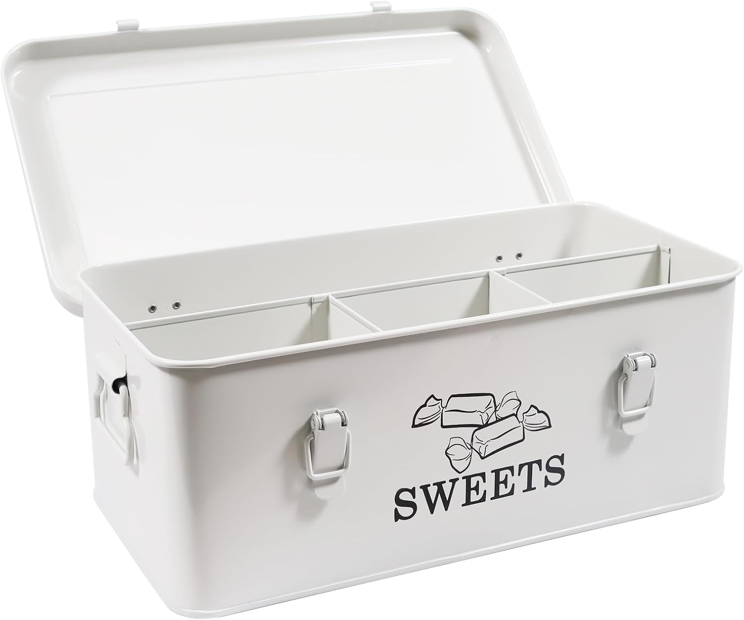 Amazon.com: Xbopetda Candy Storage Box, Metal Candy Jar, Snack Box with ...